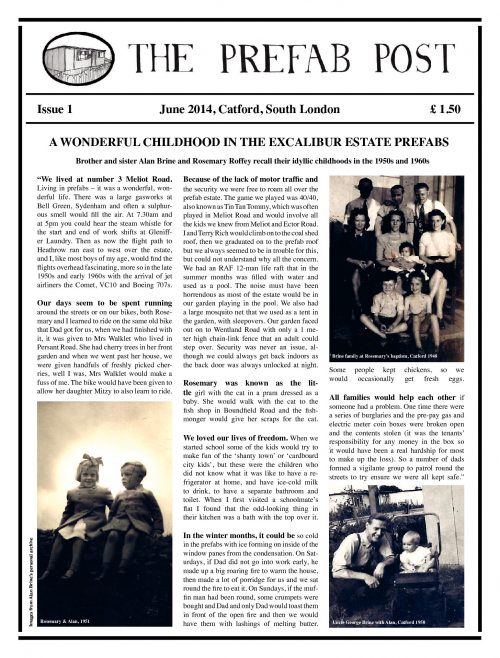 Prefab Post Issue 1 | Memories | Prefab Museum